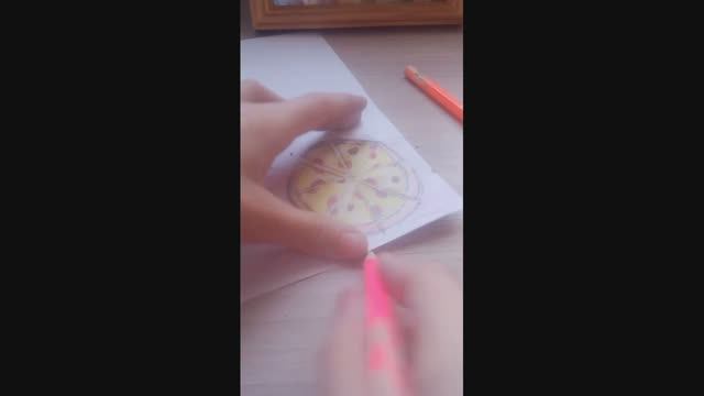 Туториал как нарисовать пиццу