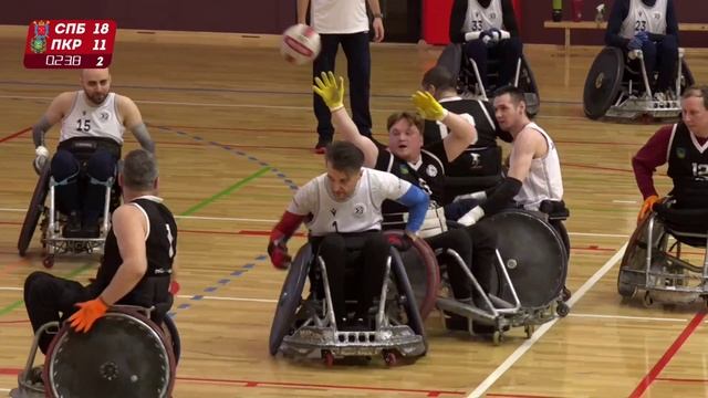 ЧР по регби на колясках 2-7 апреля 2025 г. С-Петербург - Прим. край