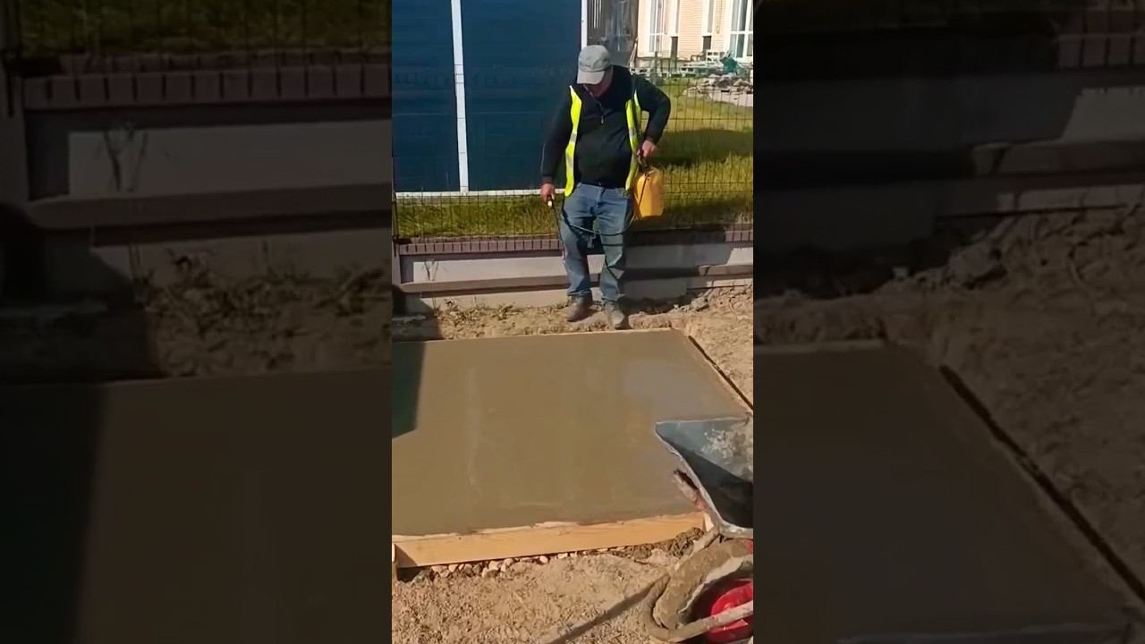 Залились, уход за бетоном.