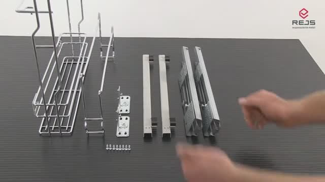 Корзина VARIANT MULTI карго для полотенец: установка и монтаж | бренд REJS