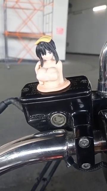 У Анжелы Ямаховны свой маскот #motorcycle #yamaha #xv1600 #motoboops #мотосиськи #motovlog #moto
