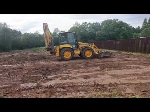 Расчистка участка, спил деревьев, корчевка пней, планировка техникой. 2х дневный объект за 2 минуты.