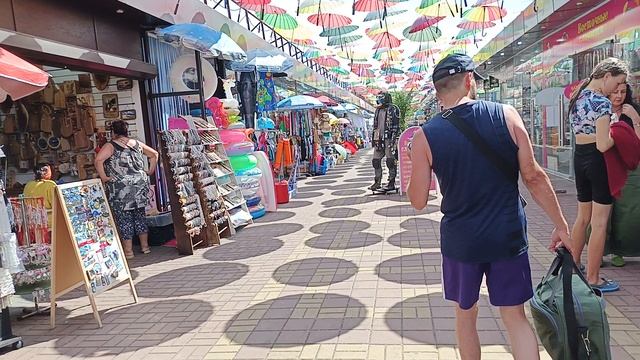 Аллея зонтиков Юг России Адлер поселок Сириус Красивые места