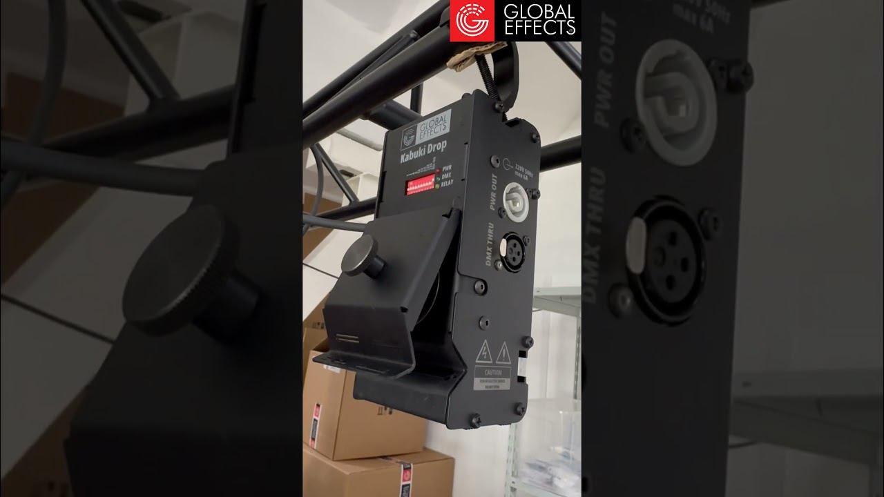 Новая система сброса занавеса GLOBAL EFFECTS Kabuki Drop DMX