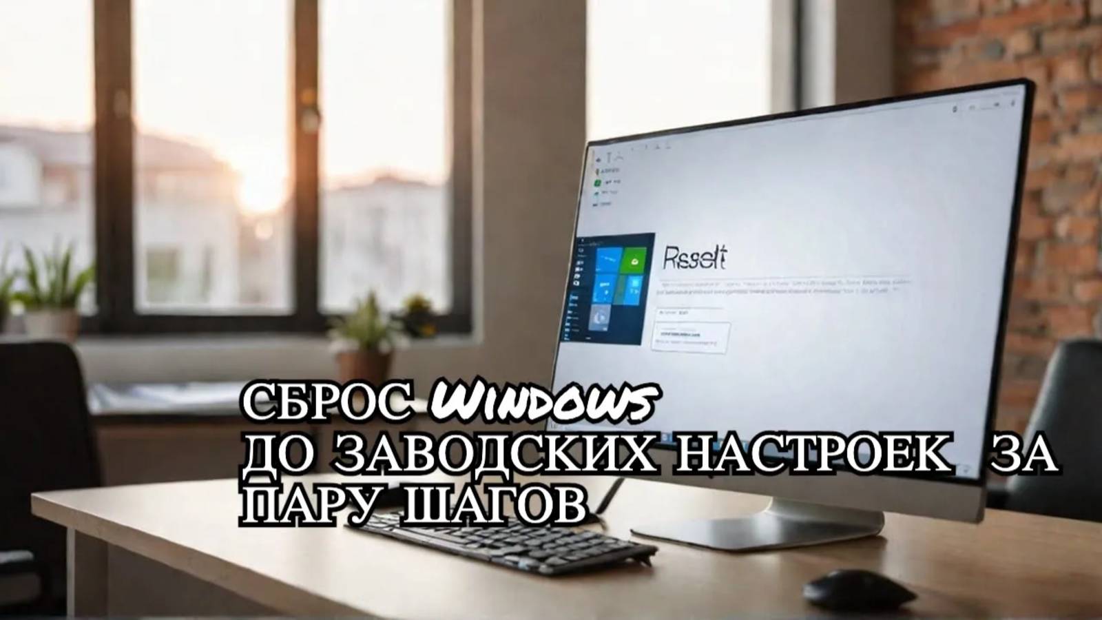 ПРОСТОЙ Способ Вернуть Windows К Исходному Состоянию!