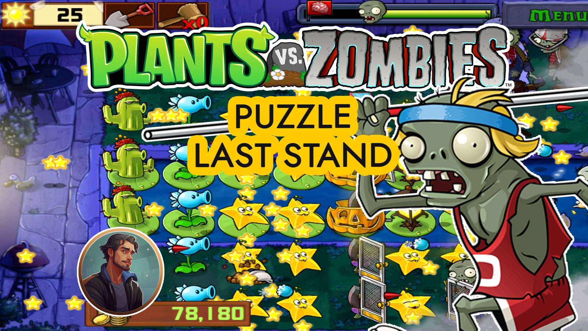 Plants vs Zombies - Last Stand:Fog. Последний рубеж: Туман| Растения против зомби. Puzzle (пазлы) #4