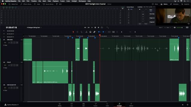 DaVinci Resolve 17 Fairlight  Введение в аудио