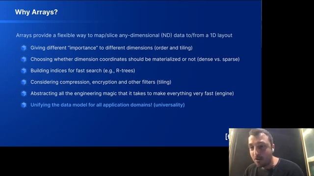 TALK2021A-03 The TileDB Universal Database (Stavros Papadopoulos)