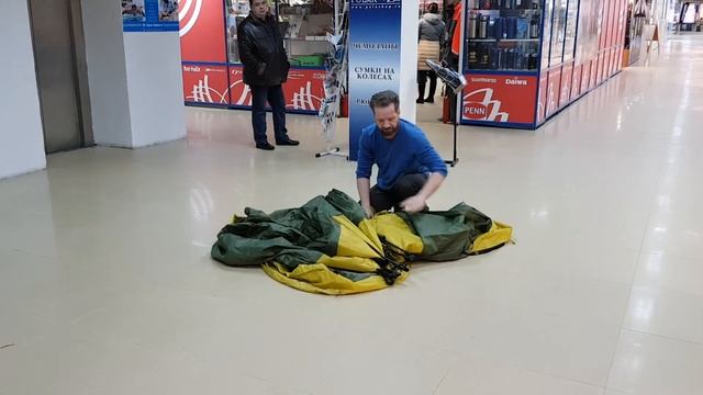 Москитный шатер автомат Маверик Фортуна 300 - сборка