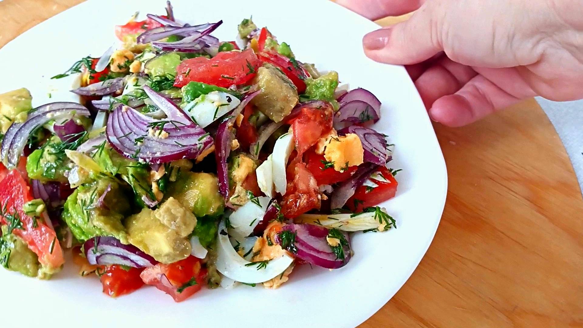 Салат с авокадо Рецепт вкусного салата Это просто приготовить