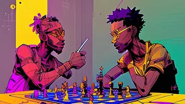 Кошка в сапожках. Глава 018. Папа Бастетити играет в шахматы с женихами дочери