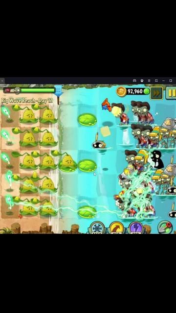 Растение против Зомби 2/PvZ2 Adventure Big Wave Beach Day 12/Большая Пляжная Волна День 12 #pvz