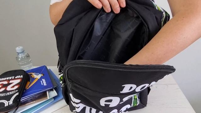 Рюкзак школьный, Феникс+, 31х42х15 см, полиэстер, сублимационная печать, 1 отделение