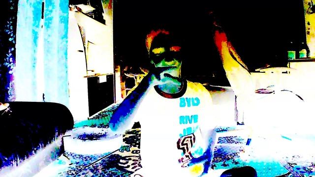 Синий колючик мячик