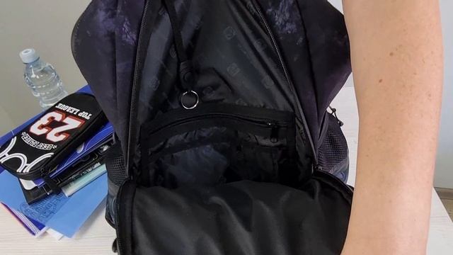 Рюкзак школьный, Феникс+, 31х44х16 см, полиэстер, сублимационная печать, 1 отделение