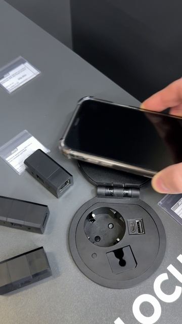 Вcтраиваемый удлинитель AKS Locus Wireless 5W #aks #аксмебель #вседлядома