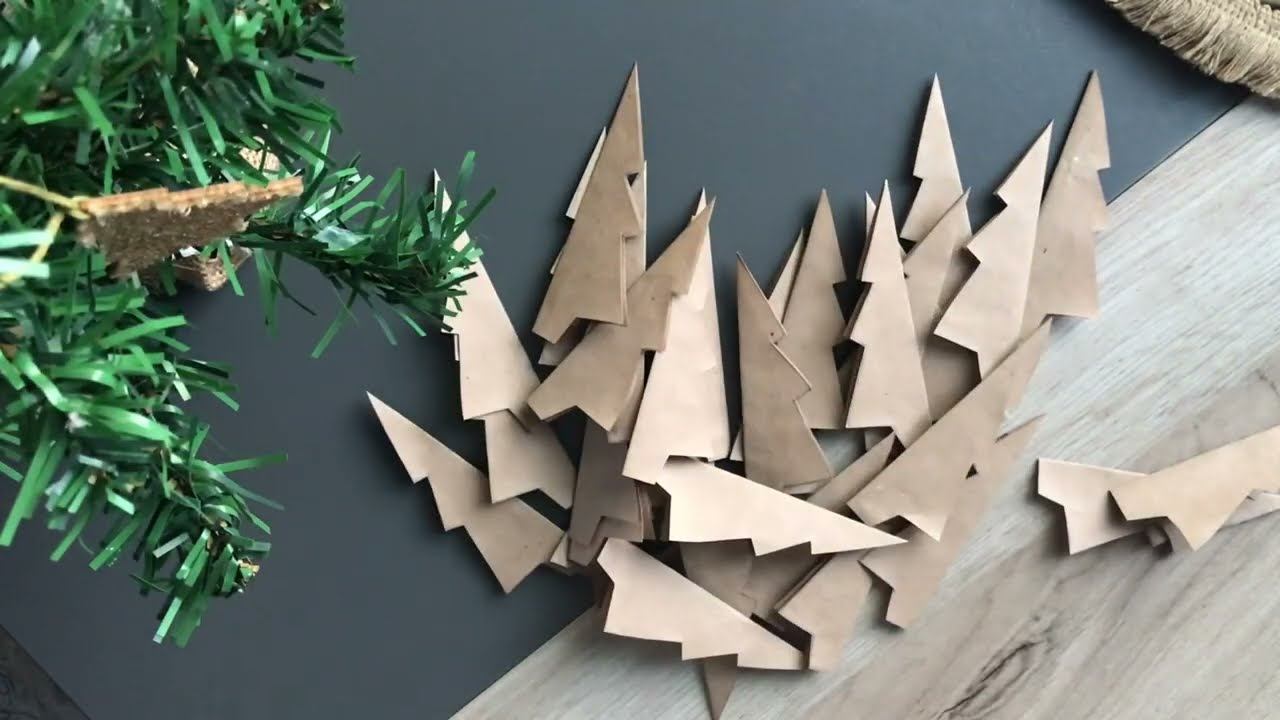 Новогодние поделки из бумаги.