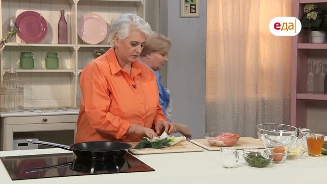 Киш с красной рыбой, фасолью, луком-пореем и сыром | Выпечка на пАру /59