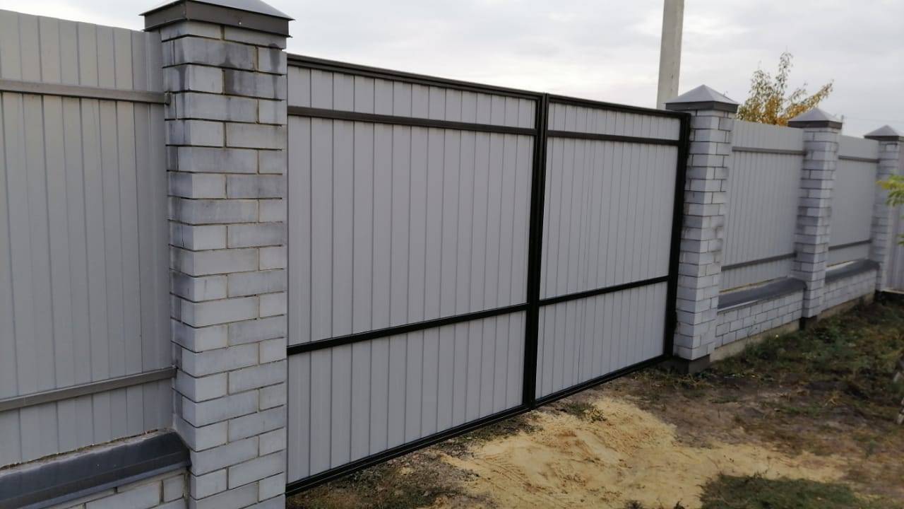 Ворота для частного дома своими руками. Как сделать ворота быстро и просто.