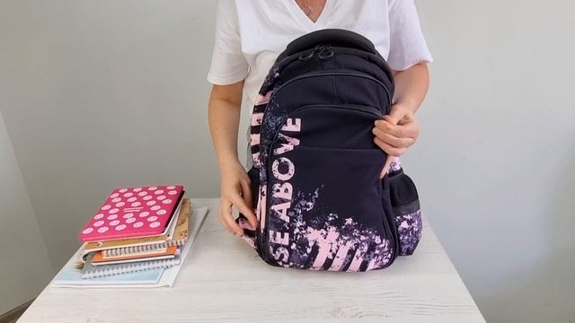 Рюкзак школьный, Феникс+, 31х44х16 см, полиэстер, сублимационная печать, 1 отделение