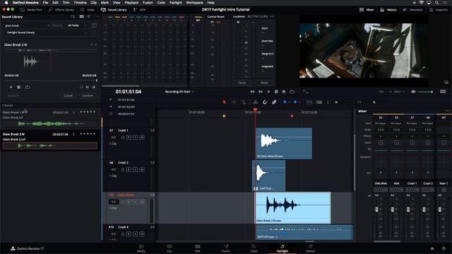 DaVinci Resolve 17 Fairlight Введение
в звуковой дизайн