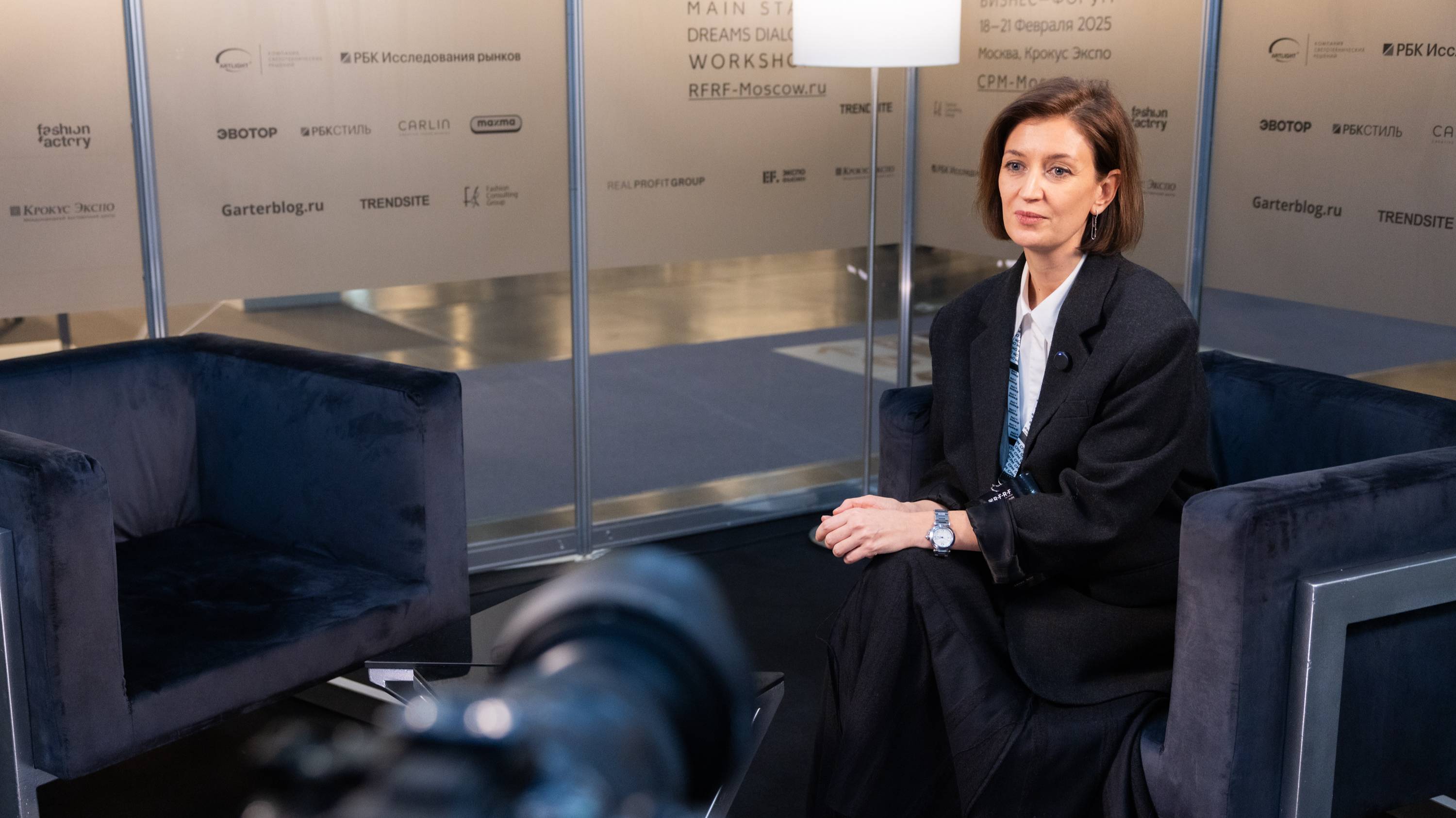 БЛИЦ-ИНТЕРВЬЮ | АННА ЧЕРНЫХ, БВШД | Бизнес-форум RFRF на выставке дизайна и моды СРМ