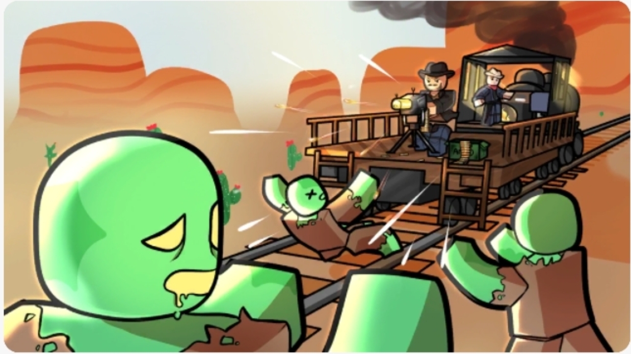 ЭТИ ЗОМБИ ГОНЯТЬСЯ ЗА НАМИ!!!-- Died reils