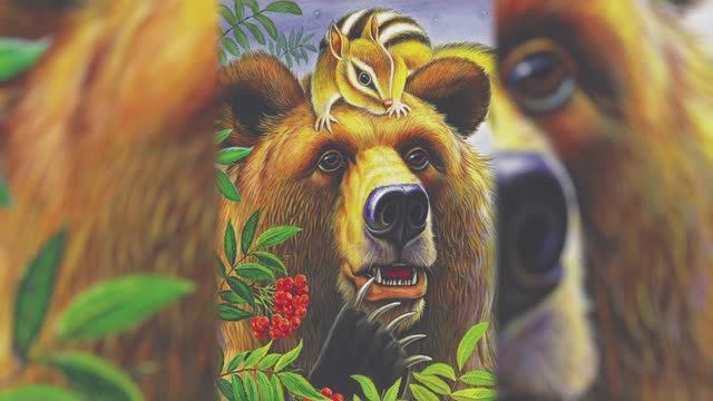 66 КАК МЕДВЕДЬ И БУРУНДУК ДРУЖИТЬ ПЕРЕСТАЛИ - нанайская сказка - читает Светлана Сапрыкина