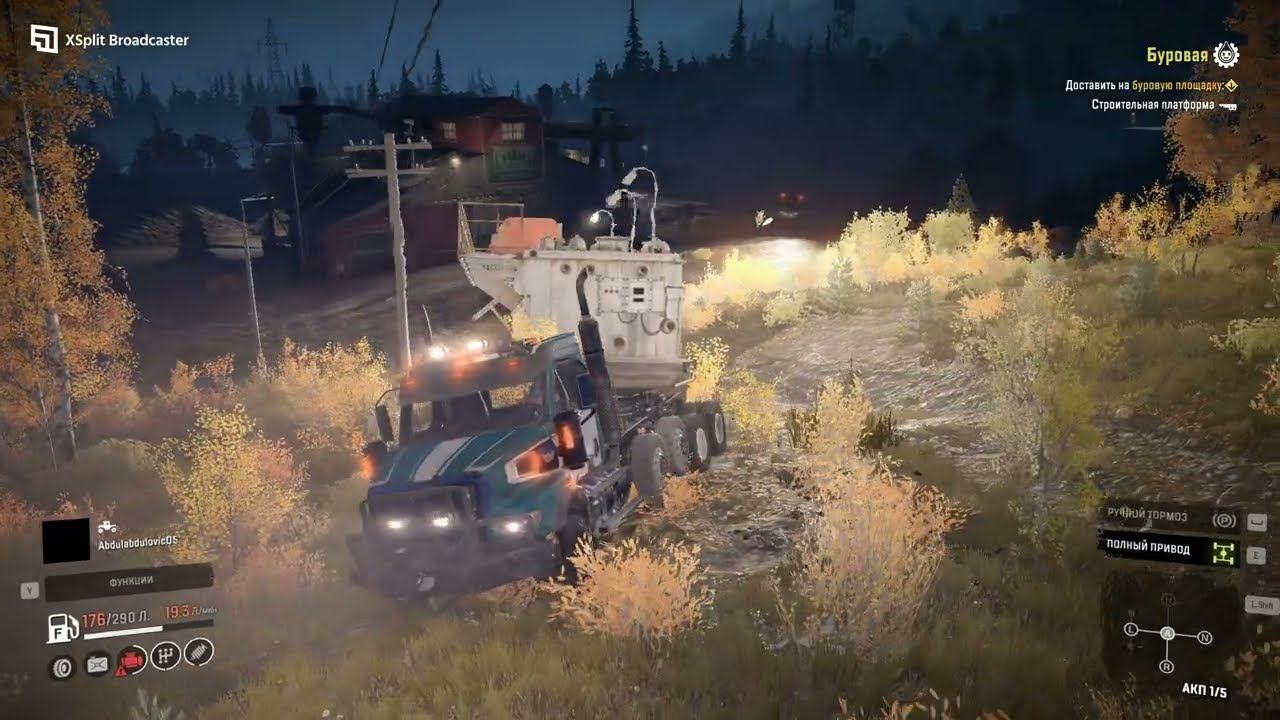 snowrunner контракт - буровая 3 часть