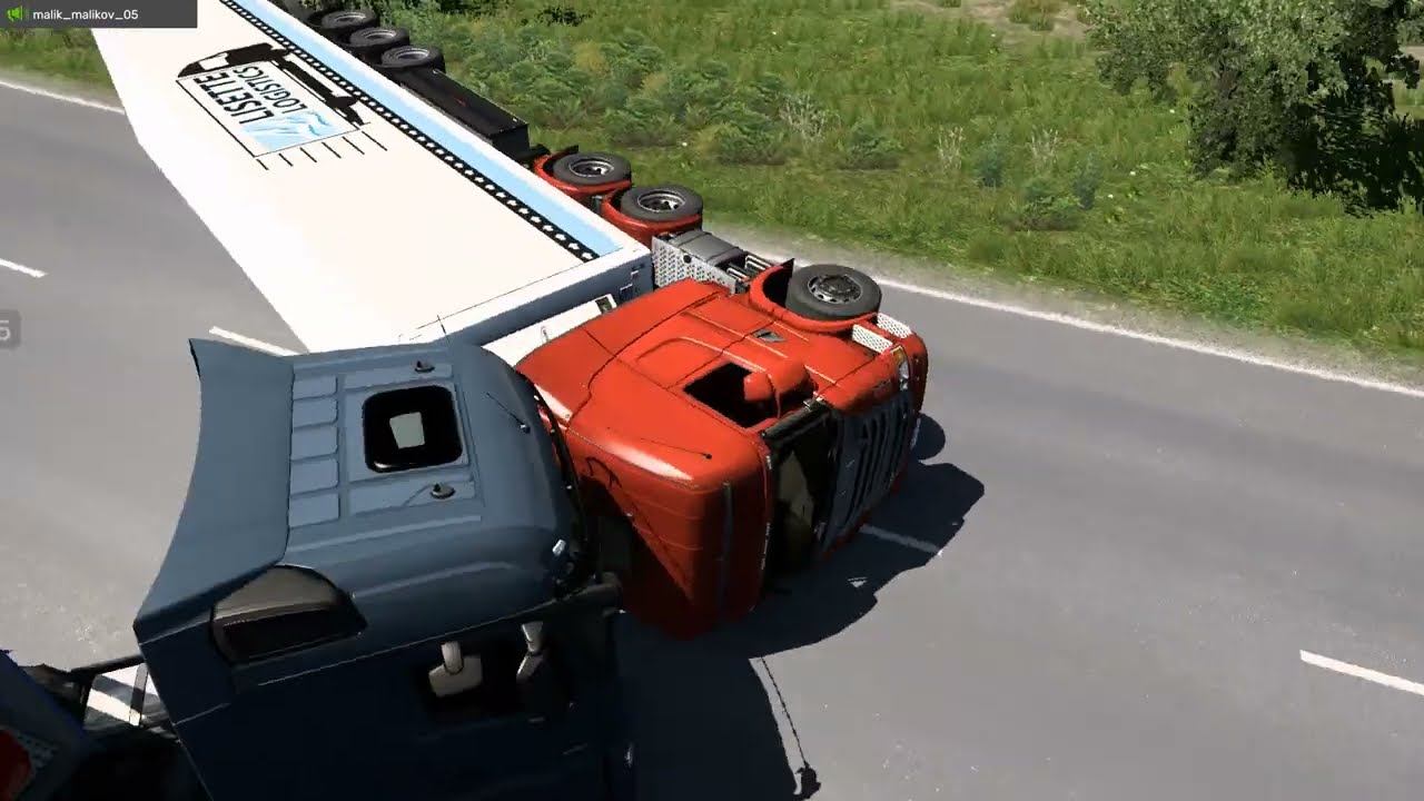 Euro truck simulator 2 пилоты формулы 1 стали дальнобойщиками