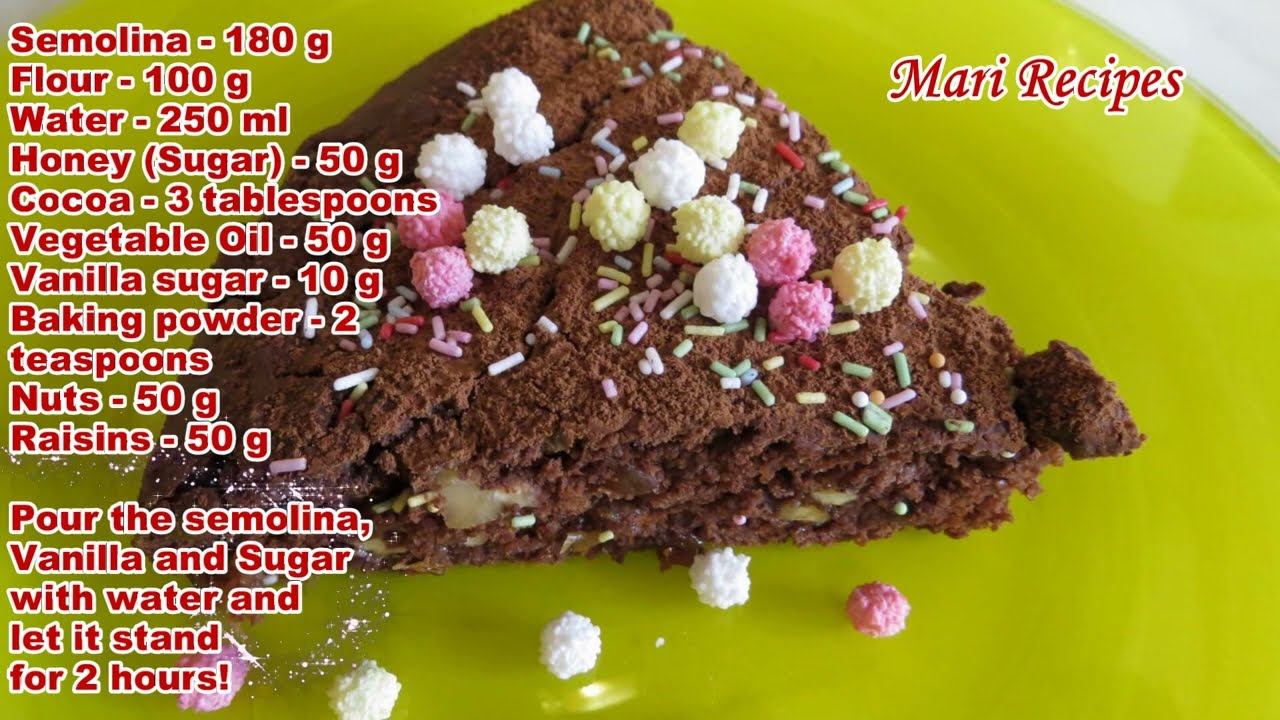 A SIMPLE RECIPE FOR A LEAN CAKE! ПОСТНЫЙ МАННИК ОЧЕНЬ ПРОСТОЙ РЕЦЕПТ ПОСТНОГО ТОРТА!