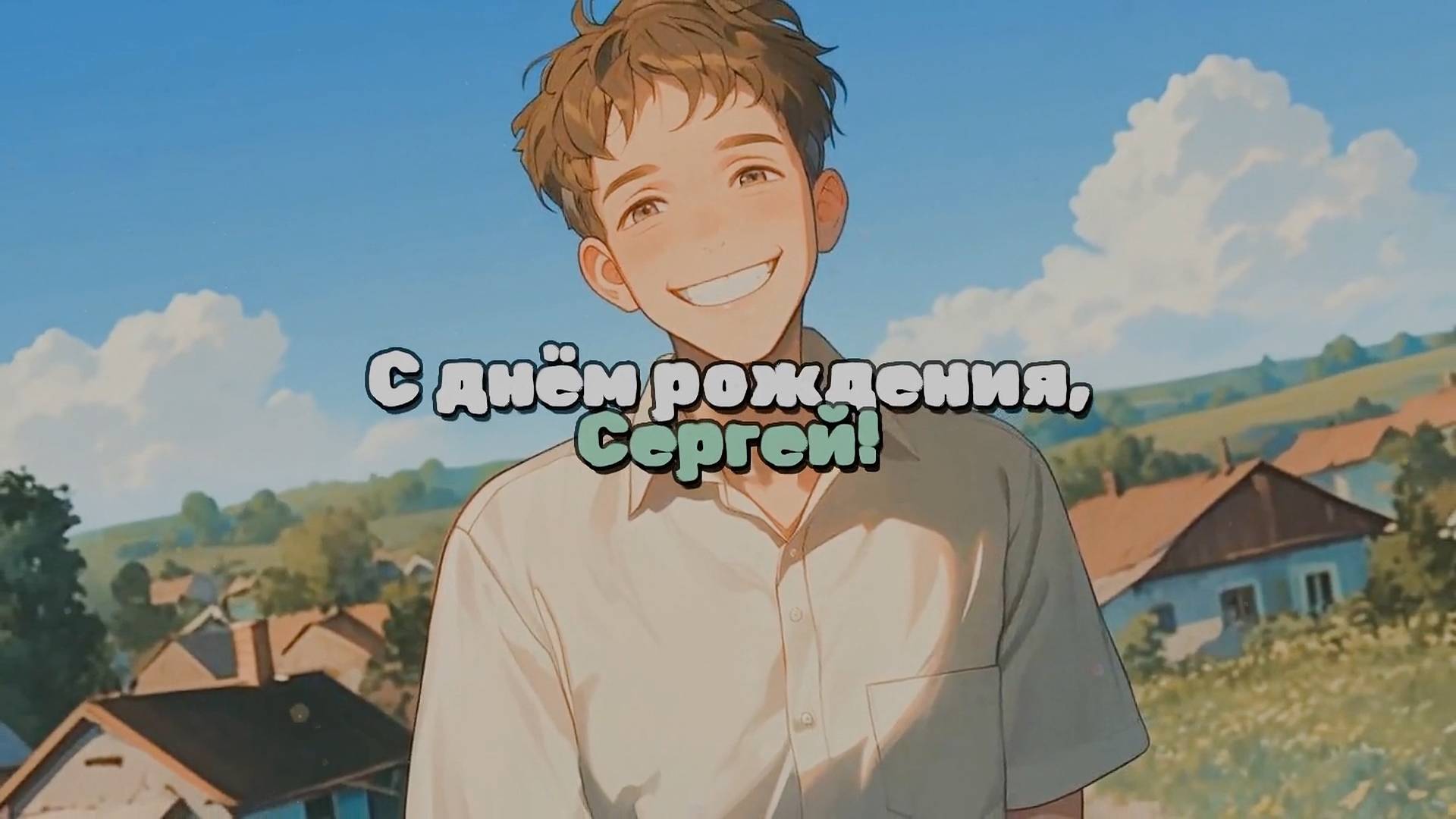 С днём рождения, Сергей! (авторский поздравительный ролик)