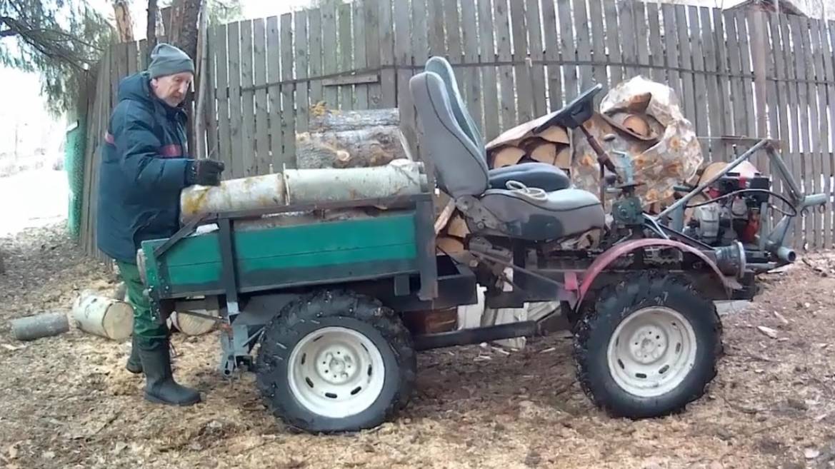 ТРАКТОР РАБОТА по ХОЗЯЙСТВУ