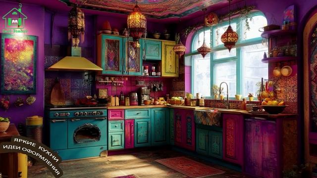 Яркие кухни после покраски фото идеи для дачи и сада (5)