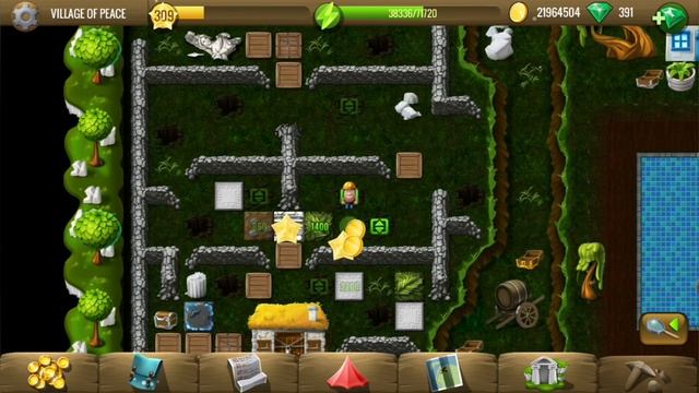 Мирная деревня - Village of Peace - #1 Арес - Diggy's Adventure