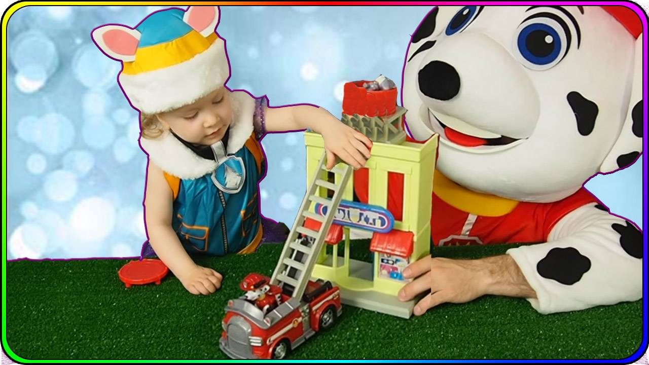 Распаковка игрушки щенячий патруль. Спасение Кайли.