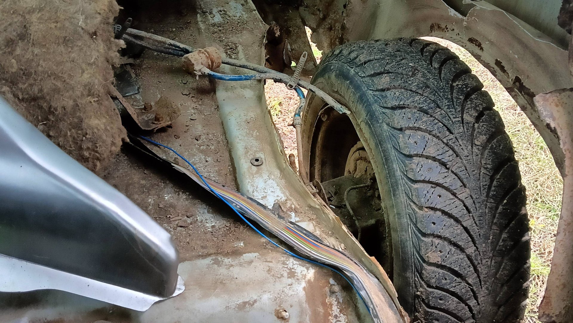 Подготовка места для установке стакана