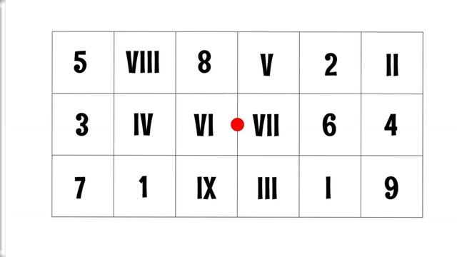 Тренируем внимательность и зрительные навыки 👀 Таблица Шульте 3х6