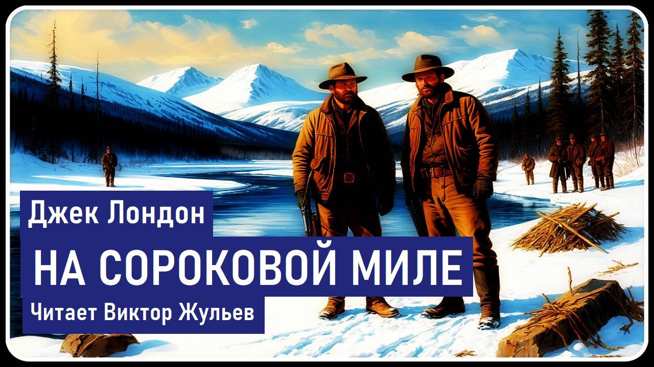 Джек Лондон. «НА СОРОКОВОЙ МИЛЕ». Аудиокнига