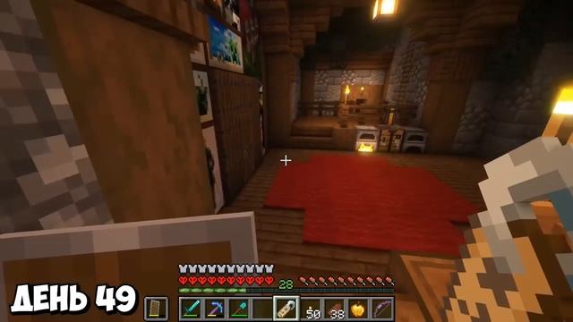 #ПЕРЕЗАЛИВ!#100 Дней Выживания в Пещерах и Скалах в Майнкрафт Хардкоре !
