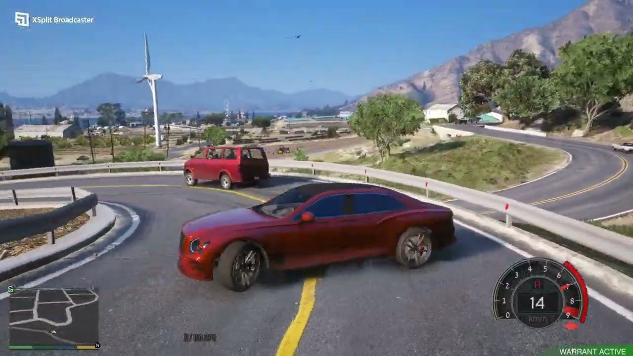 GTAV дрифт на новой трассе горы Чилиад