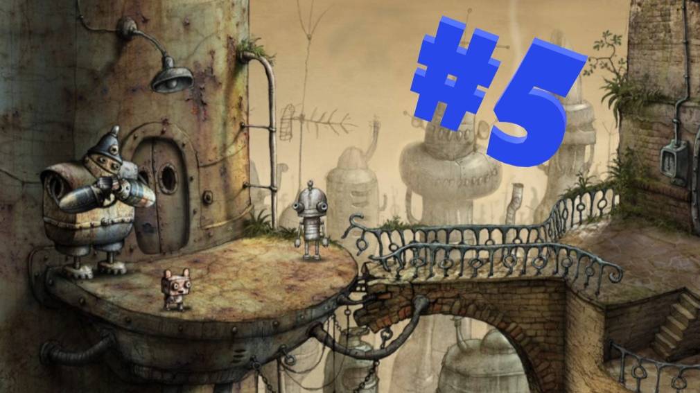 ОЖИВИЛИ ЗВЕРЬКА ▶ Machinarium #5