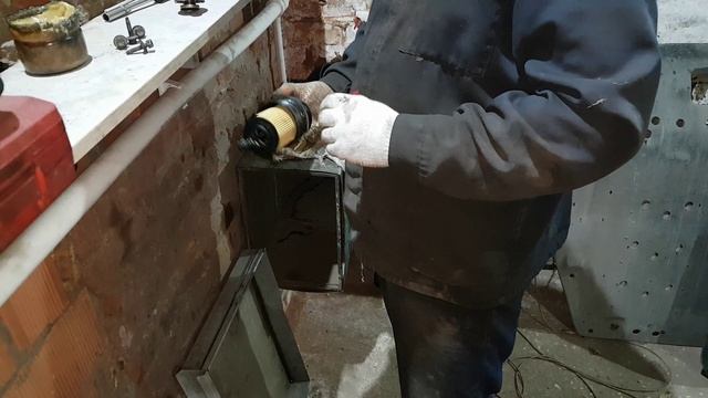 замена масла в двигателе hyundai IX55 хундаи veracruz