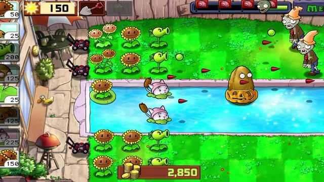 Растения против зомби кот-камыш [10]