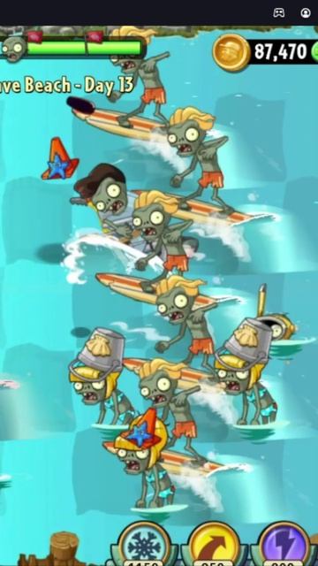 Растение против Зомби 2/PvZ2 Adventure Big Wave Beach Day 13/Большая Пляжная Волна День 13 #pvz