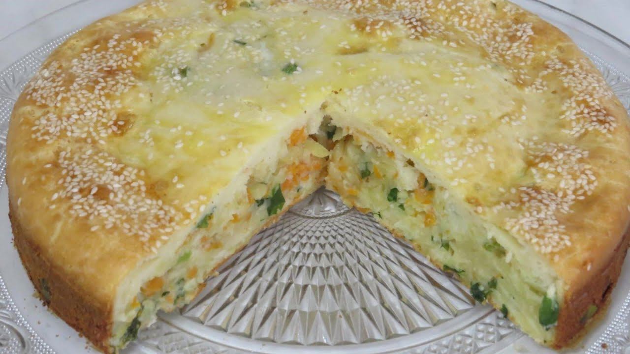 ПИРОГ НАЛИВНОЙ с КАРТОШКОЙ БЕЗ РАСКАТКИ ТЕСТА! ПИРОГ на РАЗ ДВА! НА СКОРУЮ РУКУ ПИРОГ!