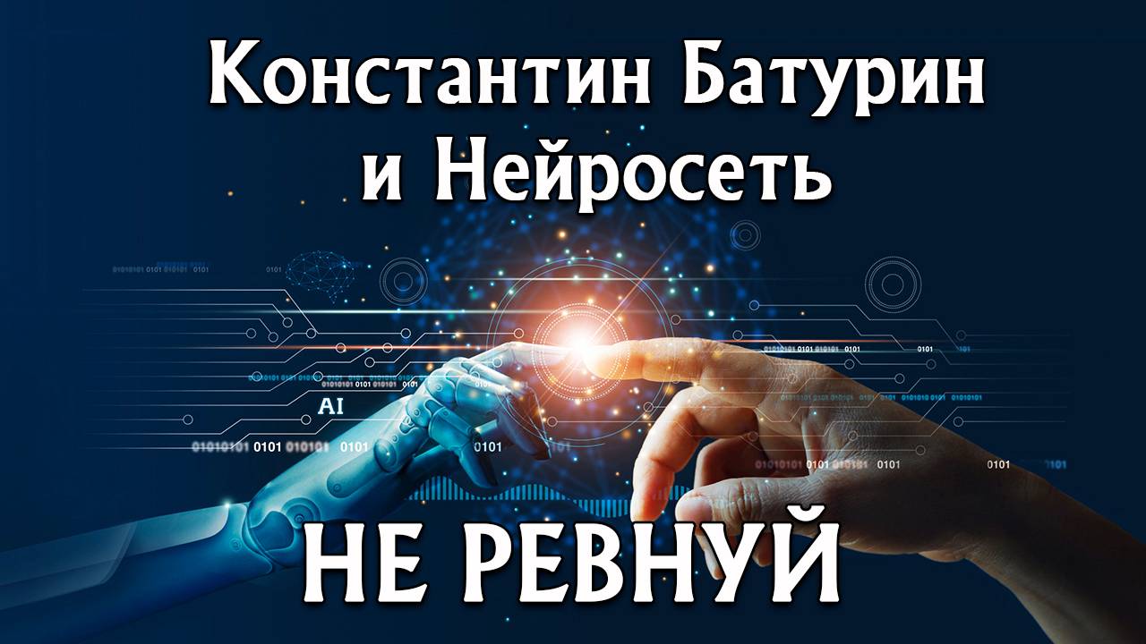 НЕ РЕВНУЙ - Константин Батурин и Нейросеть