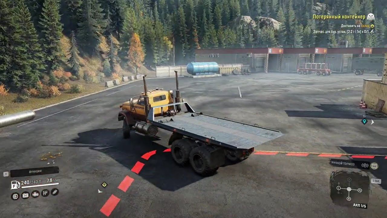 snowrunner контракт сырой урожай 5 часть