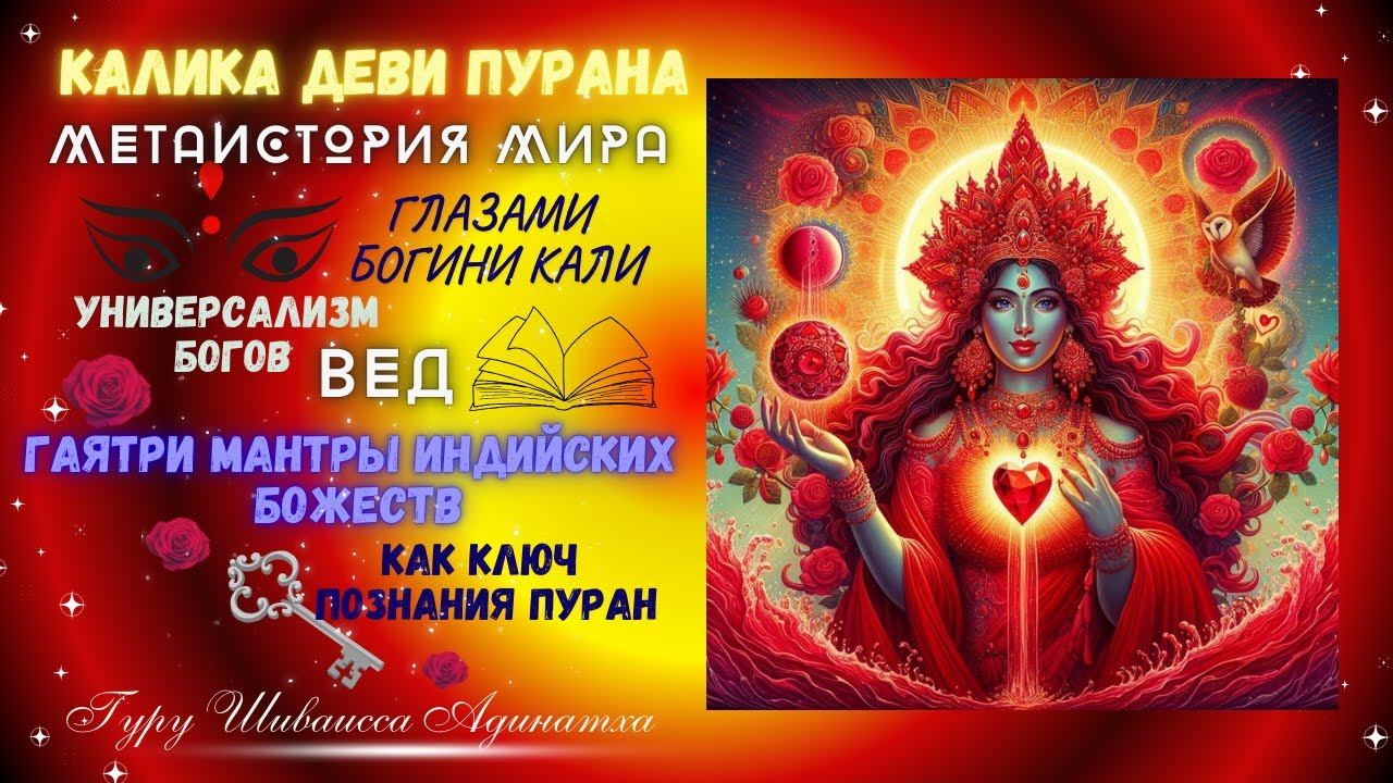 КАЛИКА ДЕВИ ПУРАНА - МЕТАИСТОРИЯ МИРА ГЛАЗАМИ БОГИНИ КАЛИ, Универсализм Богов ВЕД, Гаятри Мантры