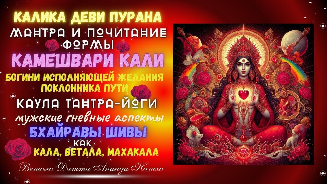 КАЛИКА ДЕВИ ПУРАНА  Мантра и почитание формы Камешвари Кали, богини исполняющей желания